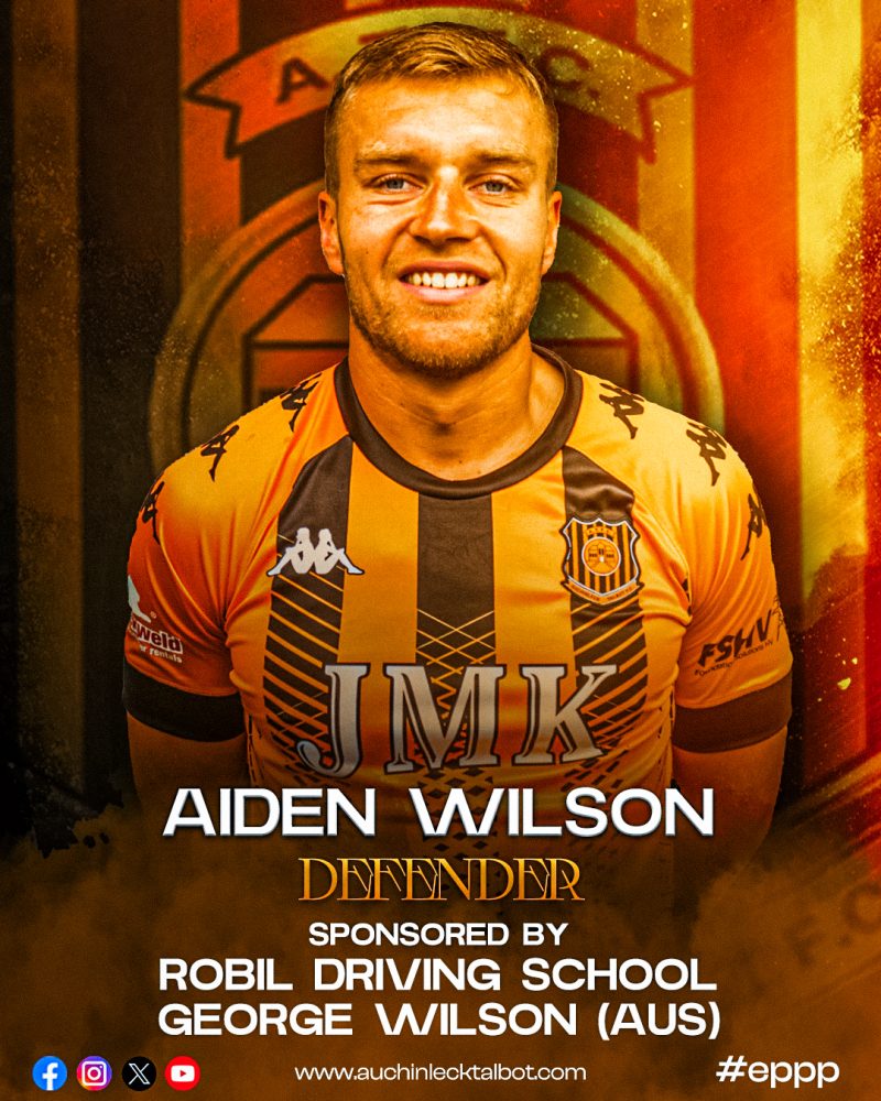 Aiden Wilson – Auchinleck Talbot Football Club