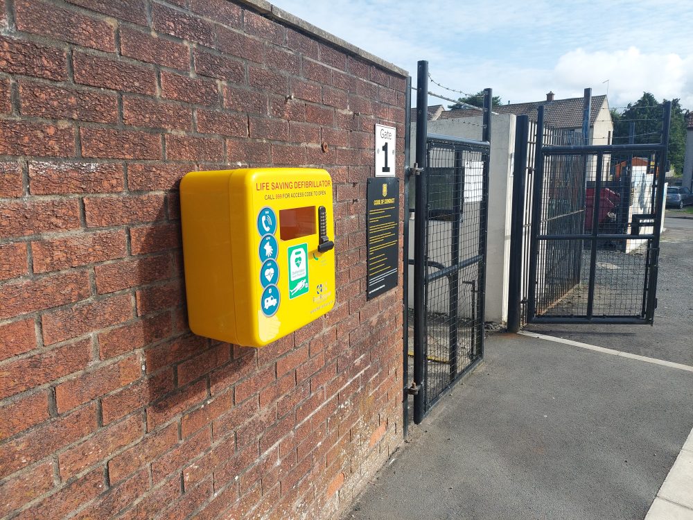 Defibrillator Installed – Auchinleck Talbot Football Club