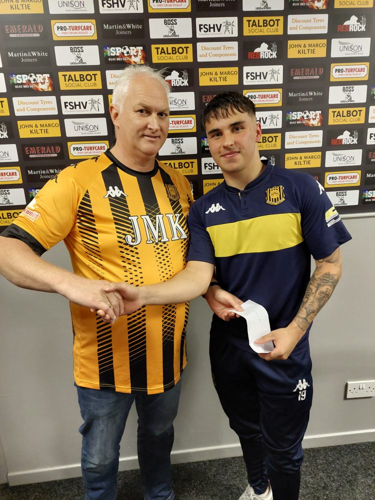 Talbot v Blantyre Vics Sponsor’s Man Of The Match Awards – Auchinleck ...